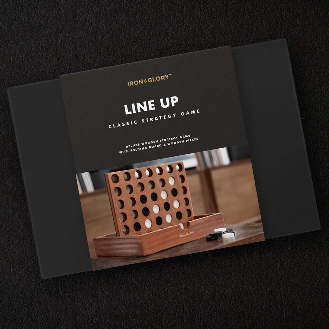 Deluxe Wooden Line Up Game